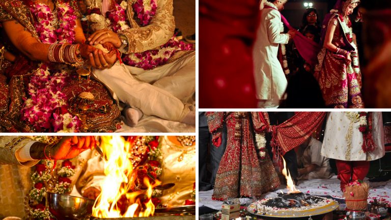 Seven Steps (Seven Pheras) of Hindu Wedding Ceremony Explained | Vedic ...